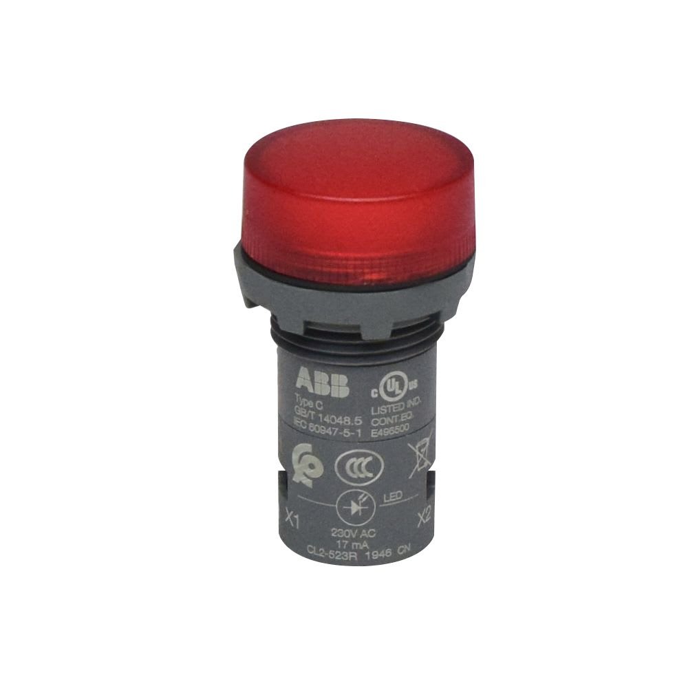 Luz piloto compacta ABB Rojo, LED, CL2-502G, 24V – ICAM